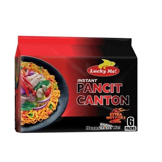 Jual mie goreng instan LUCKY ME PANCIT CANTON HOTCHILI 80G (6 PCS ...