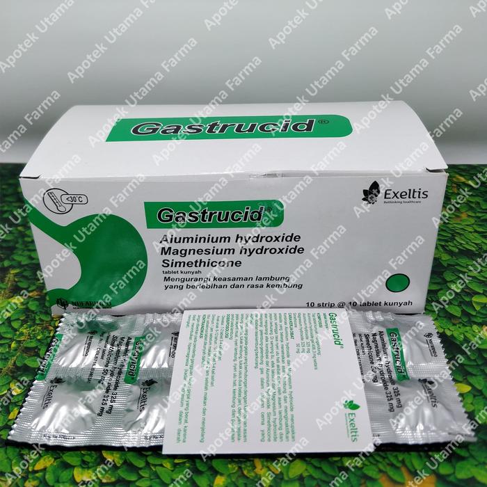 Jual GASTRUCID TABLET | OBAT MAAG, ASAM LAMBUNG, KEMBUNG, MUAL ...