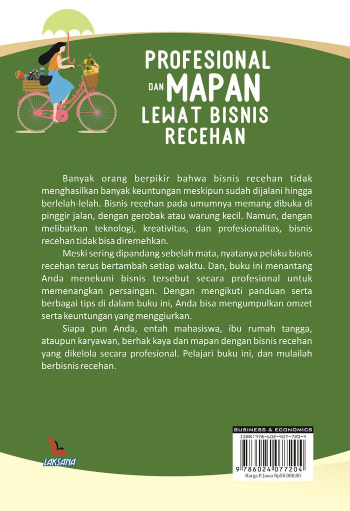 Jual Buku Profesional Dan Mapan Lewat Bisnis Recehan - Laksana Di ...