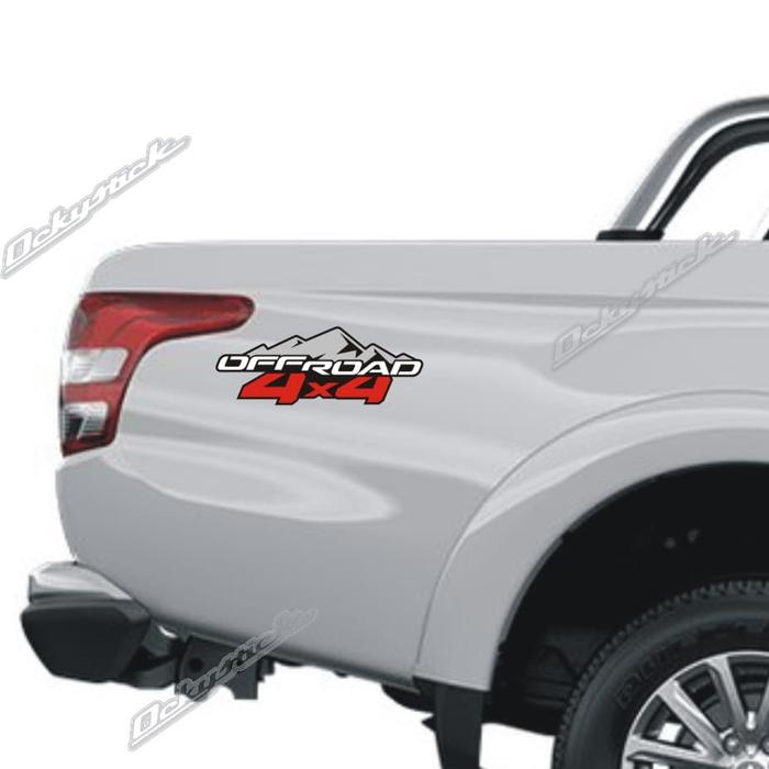Jual cutting sticker OFFROAD 4X4 stiker mobil stiker offroad - Jakarta ...