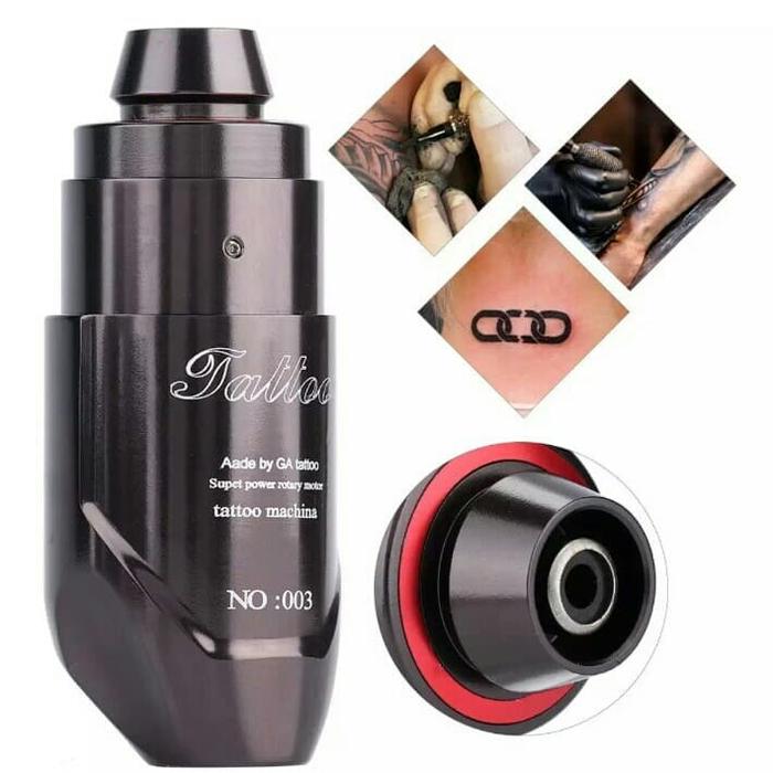 Jual Mesin Tattoo Rotary Pen Machine Type B Warna Black Tato Original ...