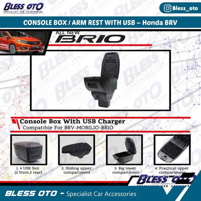 Jual Console Box BRIO with usb - Jakarta Pusat - Bless Oto | Tokopedia