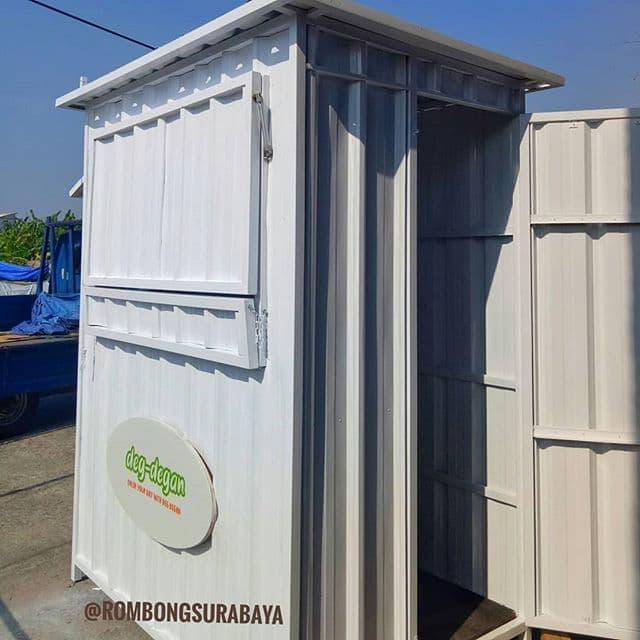 Jual rombong container/booth semi container /rombong/booth/gerobak ...