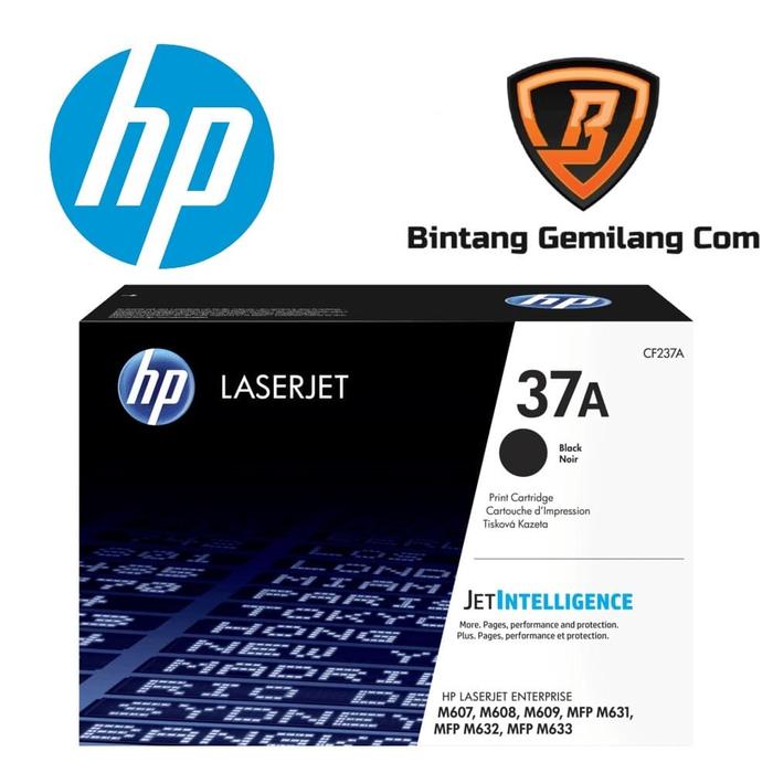 Jual Toner HP 37A Black Original LaserJet Cartridge, CF237A - Jakarta ...