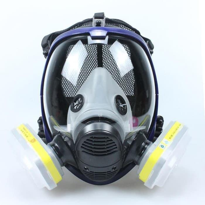 Jual Masker fullface Gas Respirator Acid asam amoniak 6800 Promo Murah ...