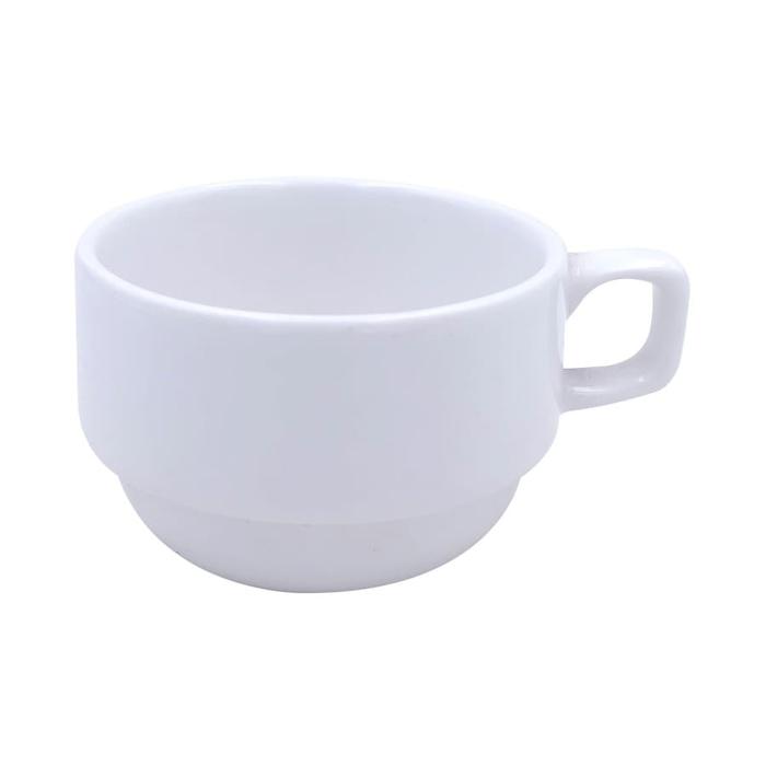 Jual Cangkir Teh Putih Polos/ Tea Cup Bahan Porcelain - Jakarta Barat ...