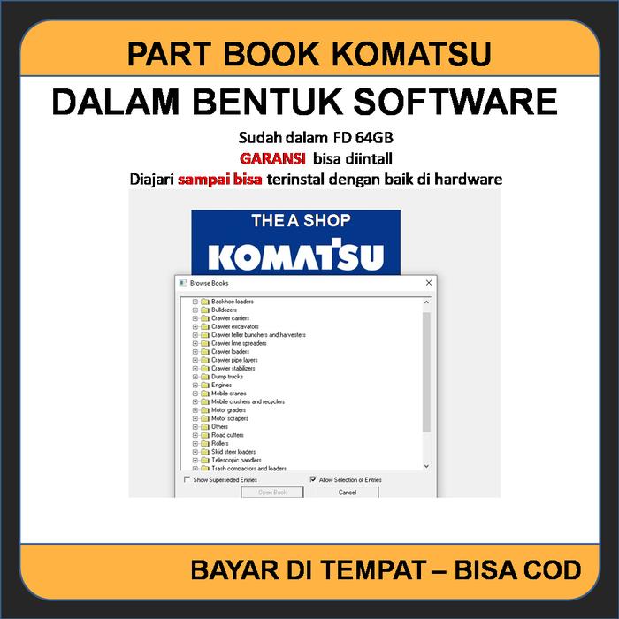 Jual Part Book Komatsu lengkap Alat Berat Dalam Bentuk Software - Kota ...