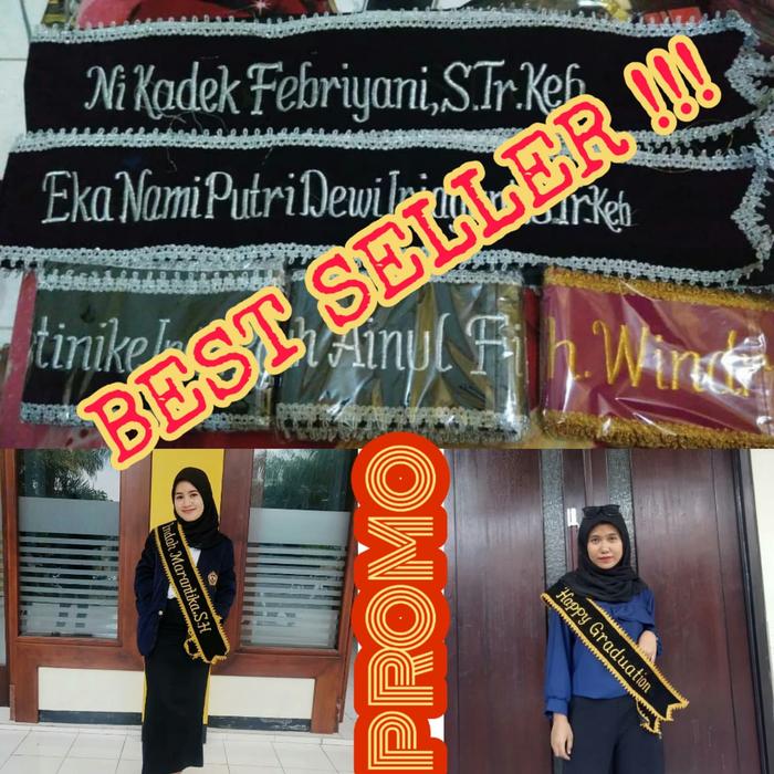 Jual Selempang Wisuda Renda SUDAH SIAP PAKAI - Kab. Sidoarjo - Grosir ...