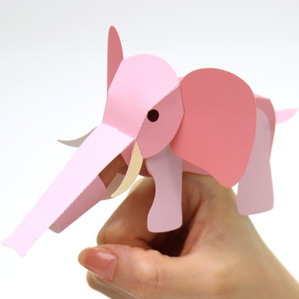 Jual Finger Puppet: Elephant Papercraft - Kab. Bekasi - Papercraft ...