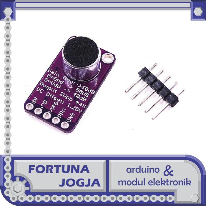 Jual Microphone Amplifier MAX9814 Auto Gain Control MAX 9814 Arduino ...