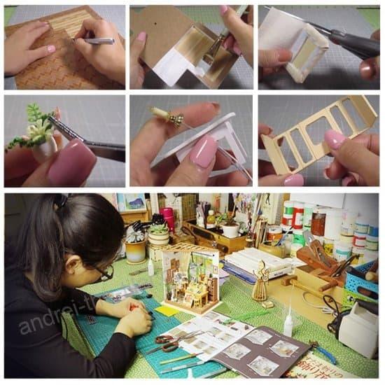 Jual Diy Miniatur Rumah Diy Miniature House Doll House Rumah Boneka ...