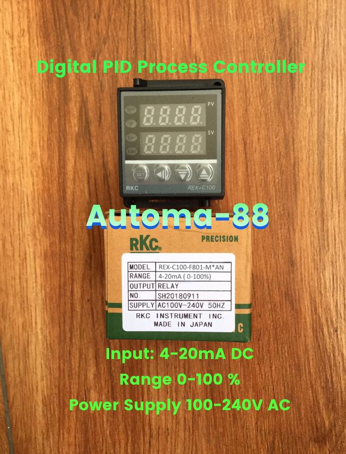 Jual Digital PID Process Controller Indicator Input 4-20mA Output Relay - Jakarta Pusat ...