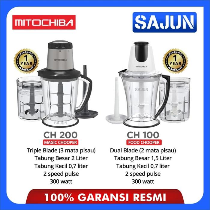 Jual Mitochiba Food Chopper Ch-200 Kapasitas 2 Liter - Blender ...