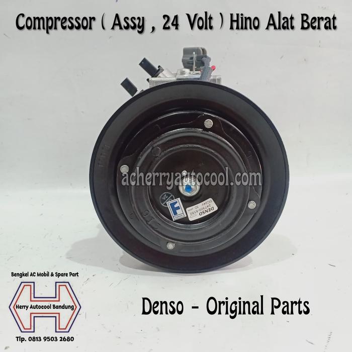 Jual Compressor Ac Mobil Hino Alat Berat 24 Volt Model Denso - Kota ...