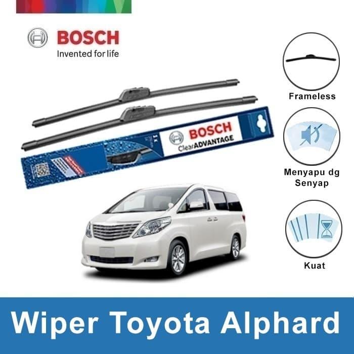 Promo Bosch Sepasang Wiper Mobil Toyota Alphard Frameless Advantage 26