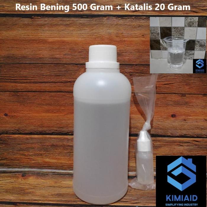 Jual Resin Bening 500Gr + Katalis 20 Gram - Resin Bening - Resin ...