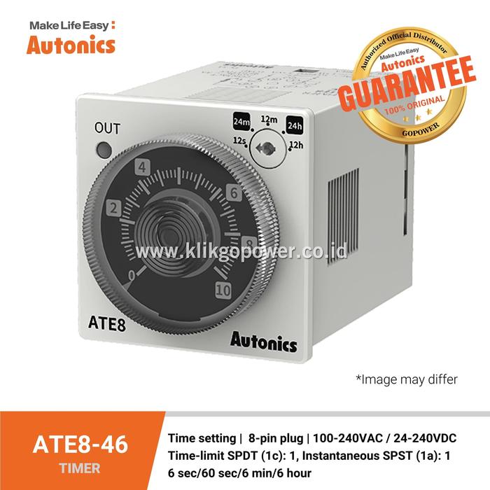 ATE-60S AUTONICS Analog Timer It Was Replacement ATE8-46, 40% OFF