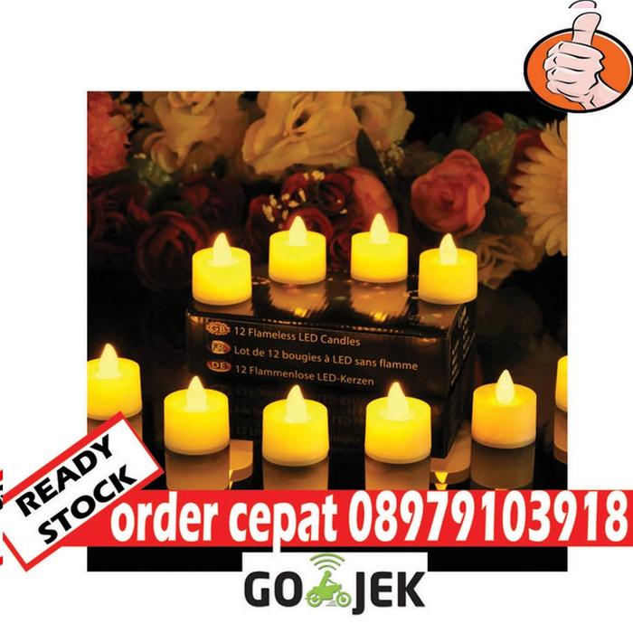 Jual lilin led lilin electric lampu portable led mini candle led ...