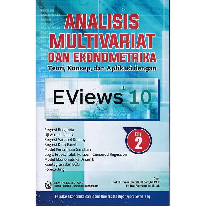Jual Analisis Multivariat Dan Ekonometrika Dengan Eviews 10 Edisi 2 Di Seller Noelle ...