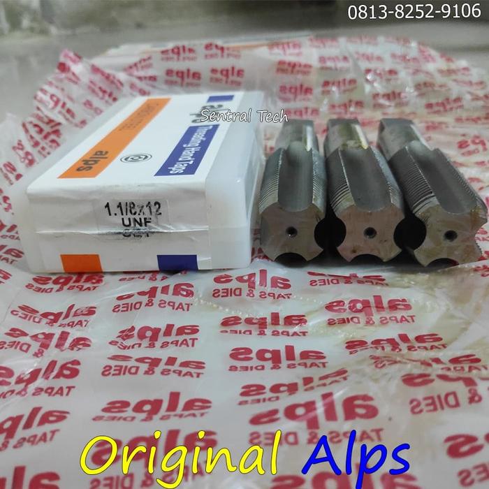 Jual Hand Tap 1-1/8" X 12 UNF ALPS Carbon Steel Inch Set - Jakarta ...