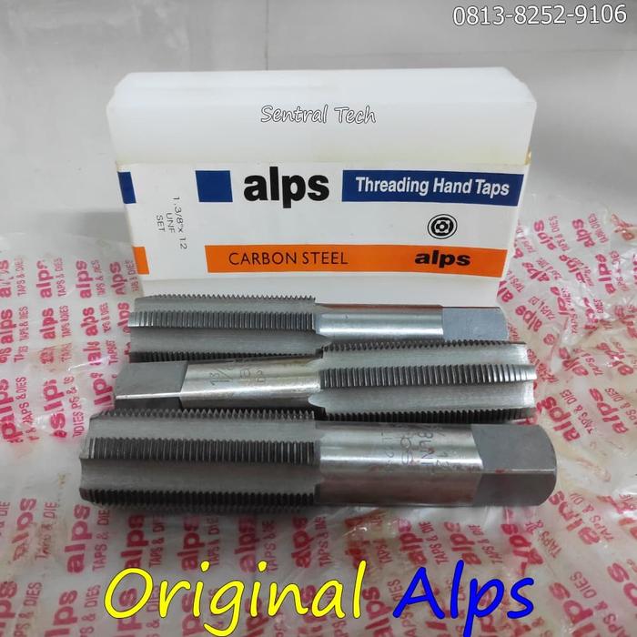 Jual Hand Tap 1-3/8" X 12 UNF ALPS Carbon Steel Inch Set - Jakarta ...