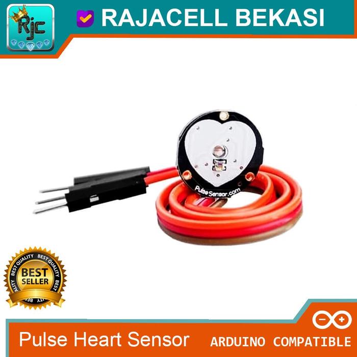 Jual Pulse Heart Rate Sensor for Arduino sensor denyut jantung - Kota ...