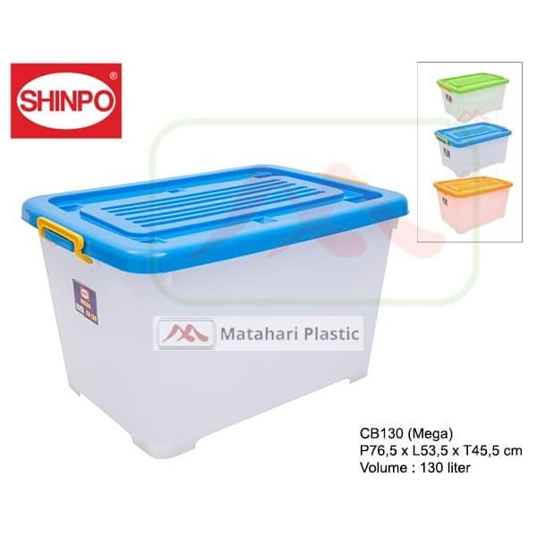 Jual Container Box Mega 116 CB130 Shinpo (Dengan Roda) - Hijau ...