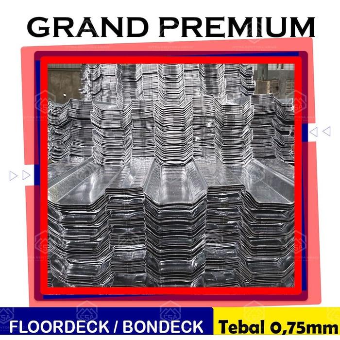 Jual BONDECK/BONDEK/BONDEX/FLOORDECK ( PANJANG 8 METER 0.75 MM ) - Kota ...
