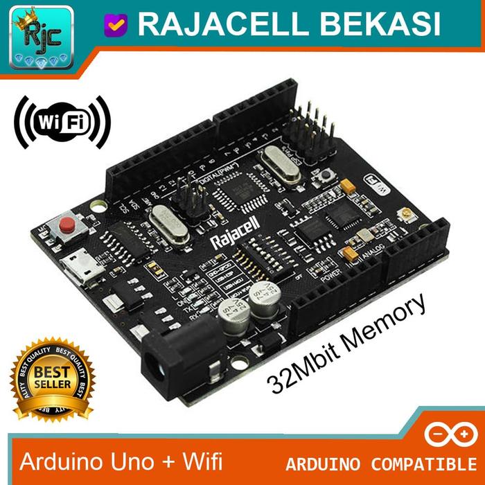 Jual Arduino Uno R3 Built-in IOT Wifi ESP8266 32MB Wemos Nodemcu Board ...