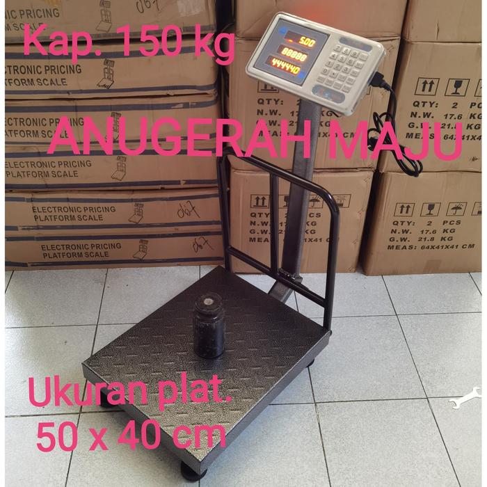 Jual Timbangan Duduk Digital 150 / Timbangan Barang/Hitung/Lantai 150 Kg - Jakarta Barat ...