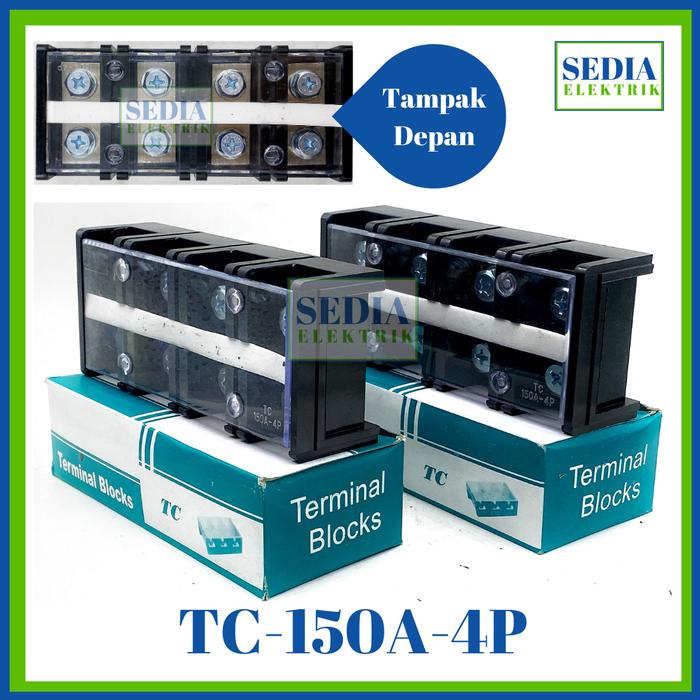 Jual Terminal block TC-1504 150A 4pole - Kota Cimahi - Sedia Elektrik | Tokopedia