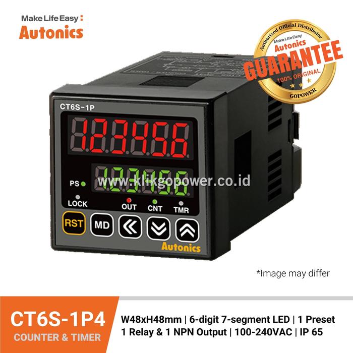 Jual Autonics COUNTER/TIMER CT6S-1P4 - Jakarta Barat - GOPOWER | Tokopedia