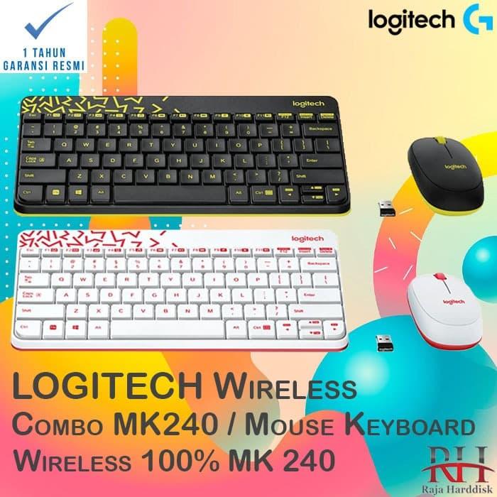Jual Logitech MK240 Wireless Combo | MK 240 Keyboard Mouse - Jakarta ...