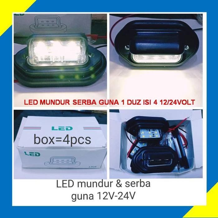 Jual LED LAMPU MUNDUR SOROT MOBIL SERBA GUNA 1 DUS ISI 4 12V 24 VOLT ...