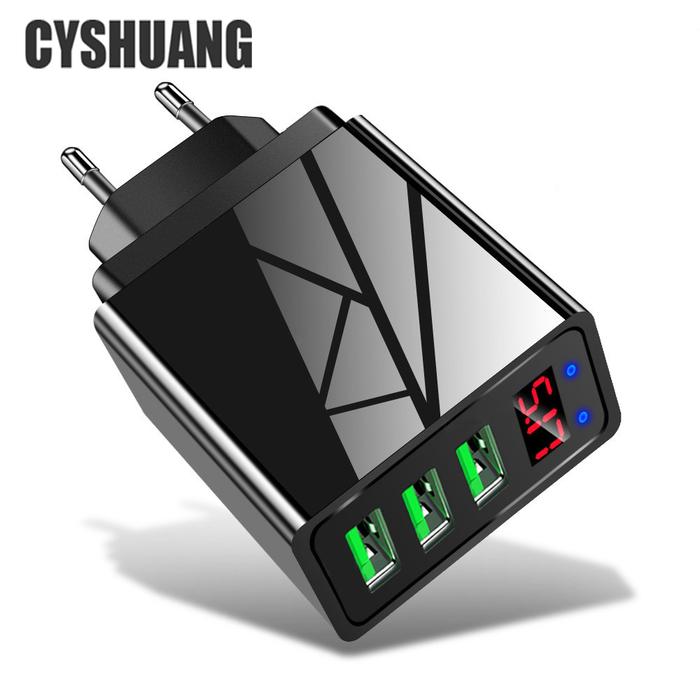 Jual 3 USB Kepala charger carger hp batok Fast Charging - Kota ...