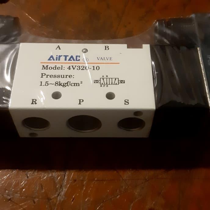 Jual Airtac 4V320-10 Solenoid Valve double Coil - 220 VAC - Jakarta Barat - Glodok Teknik ...