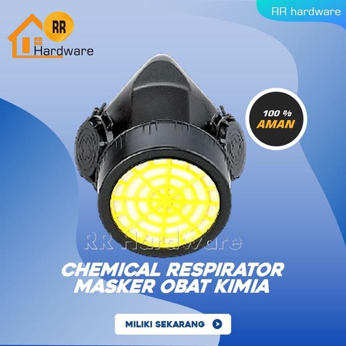 Jual Chemical Respirator Masker Obat Kimia Single Half Mask - Kab ...