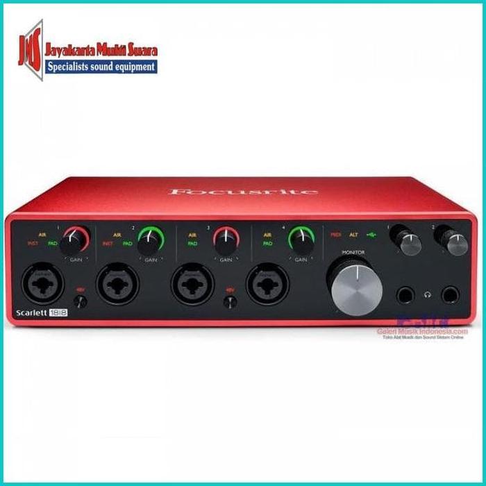 Jual Focusrite Scarlett 18i8 3rd Gen USB Audio Interface 4 Channel st ...
