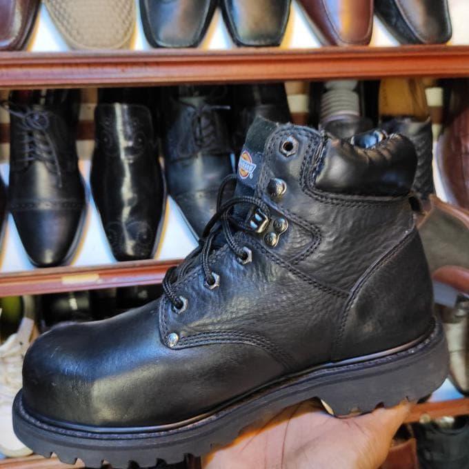 Jual Sepatu Kulit Dickies Midl Safety First All Black Habibputra285 ...