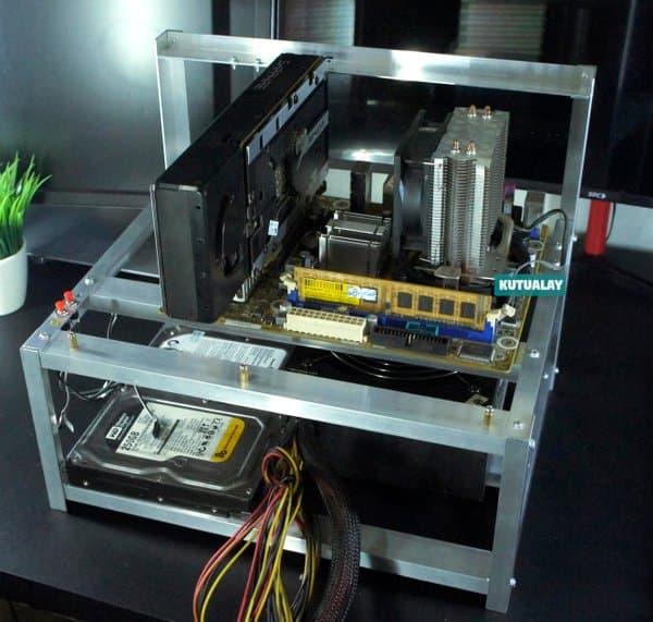 Jual Casing PC ATX Open Air Custom Alumunium CPU Komputer Benchtable ...