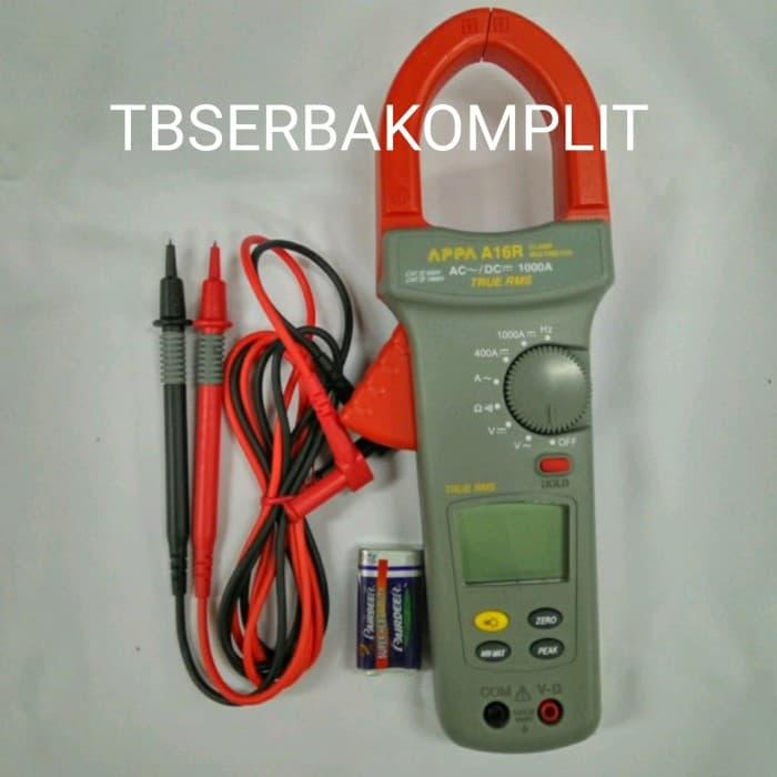 Jual APPA A16R CLAMP METER AC DC 1000A TRUE RMS TANG AMPERE 1000 AMPER ...