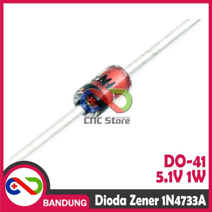 Jual DIODA ZENER 1N4733A 1W VOLTAGE REGULATOR TUBE 5.1V DO-41 - Kota Bandung - CNC STORE BANDUNG ...