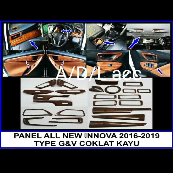 Jual panel wood toyota all new innova 2016 reborn interior dalam motif ...