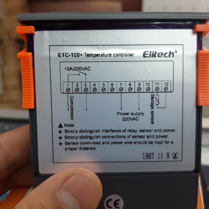 Jual elitech etc 100 plus temperature control thermostat pengontrol ...