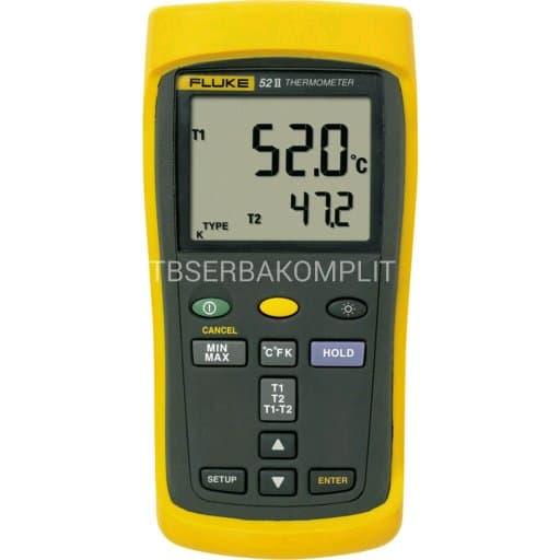 Jual Fluke 52 II Dual Input Digital Thermometer fast response 52II ORI ...