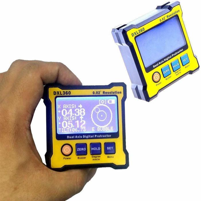 Jual Dual Axis Angle Sensor Meter Digital Protractor Inclinometer Level ...