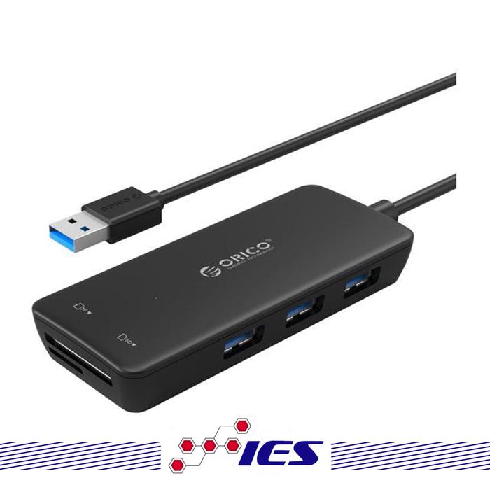 Jual USB Hub 3 Port + Card Reader ORICO H3TS-U3-V1 USB3.0 - Jakarta ...