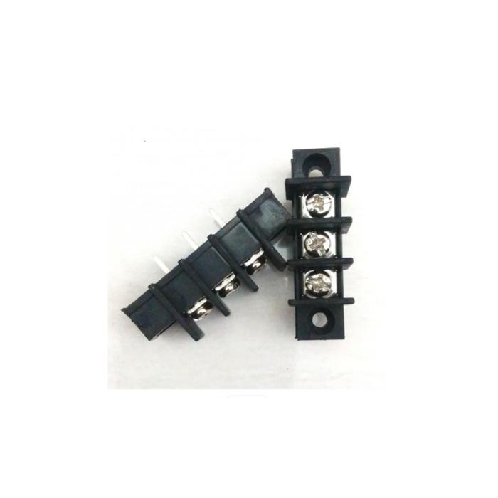 Jual Terminal Block Hitam 3P PCB 3 P KF45 3 Pin KF 45 With Ears Kuping ...