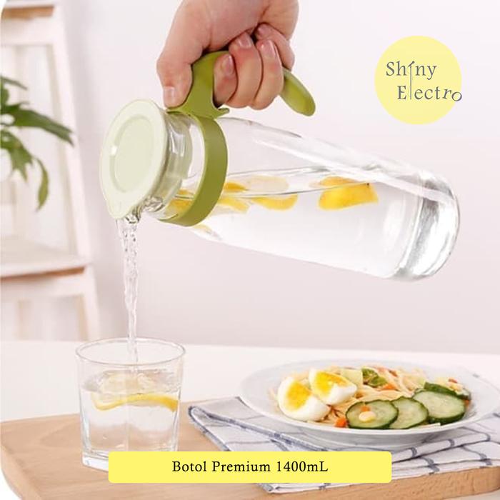 Jual Tempat Air Minum Infused Water 1400mL Botol Teh Kopi Susu Infuse ...