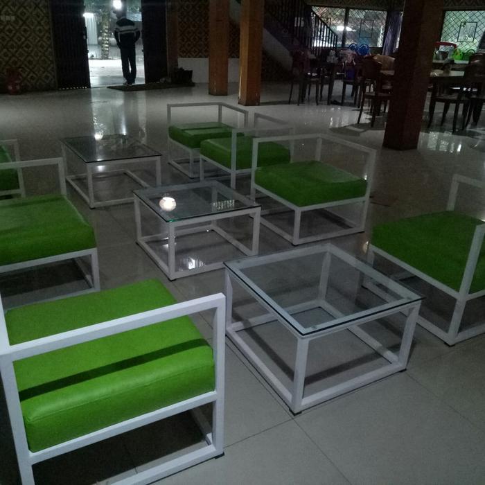 Jual SOFA SET MEJA KUBUS RANGKA BESI - Kab. Bogor - doeldecoration ...